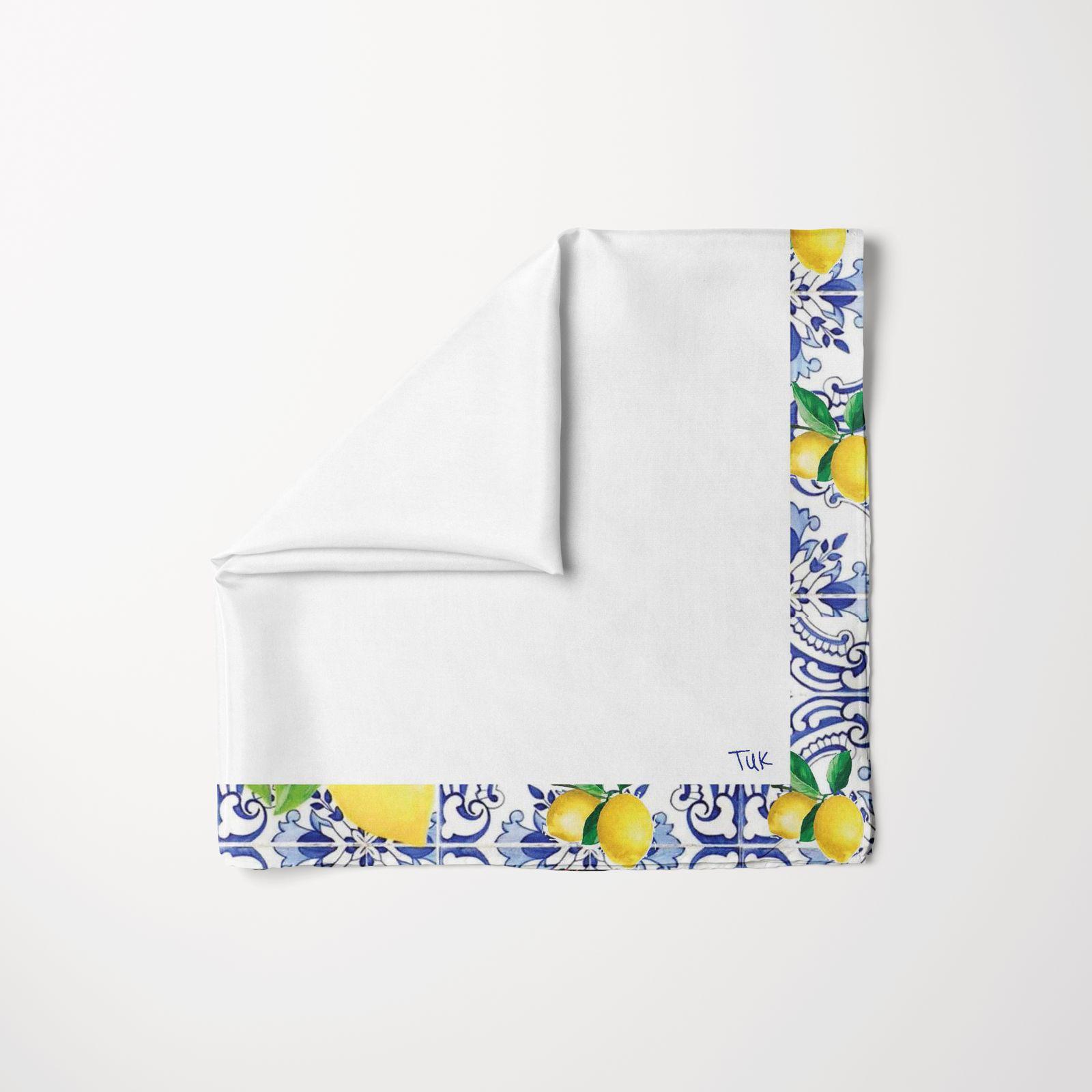Limoncello Border Head Scarf – Tie Ur Knot
